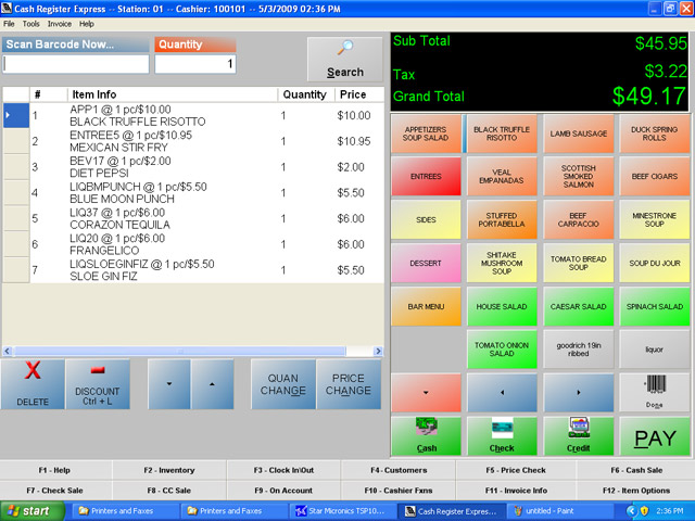 PcAmerica Cash Register Express POS Software PcAmerica Cash Register Express POS Software